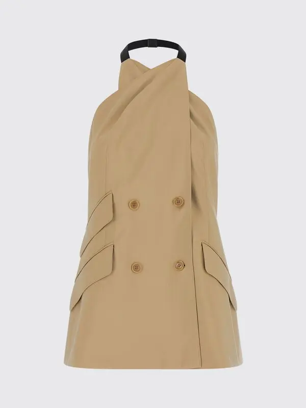 Max Mara Halter Neck Double-breasted Waistcoat - Brown