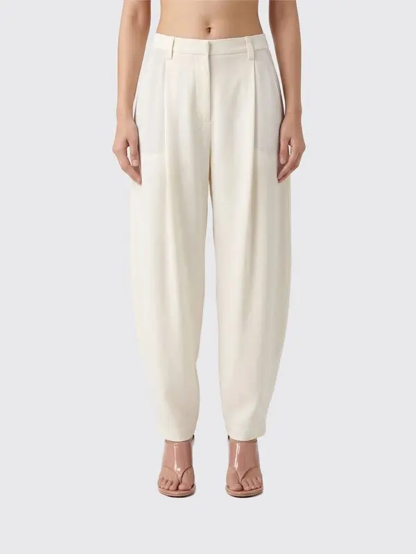 Brunello Cucinelli Silk Baggy Trousers