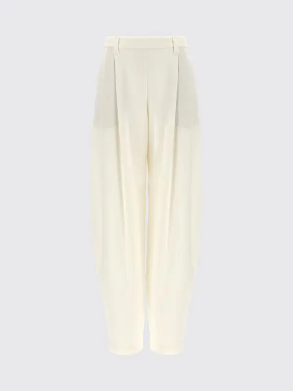 Brunello Cucinelli Silk Baggy Trousers