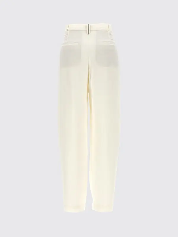 Brunello Cucinelli Silk Baggy Trousers
