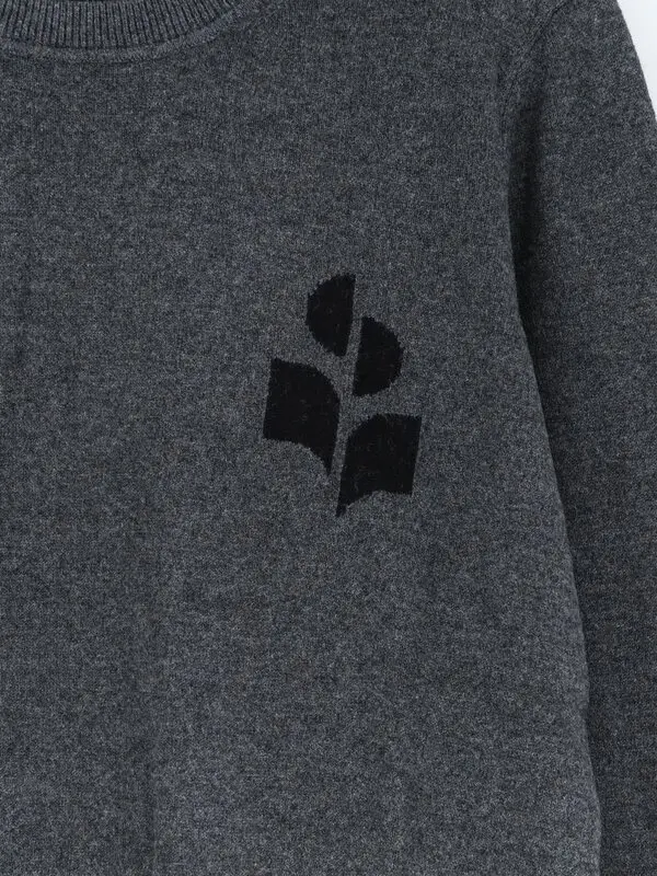 Isabel Marant Étoile Wool And Cotton Crewneck Pullover - Charcoal