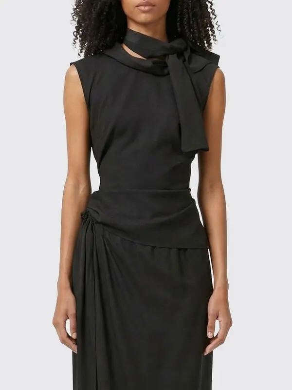 Our Legacy Sleeveless High Neck Top With Tie Detail