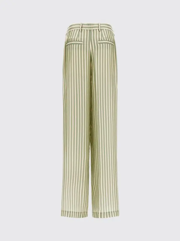 Dries Van Noten Striped Cupro Palazzo Trousers