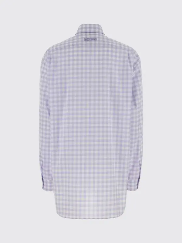 Moschino Gingham Heart Applique Shirt - Multicolor