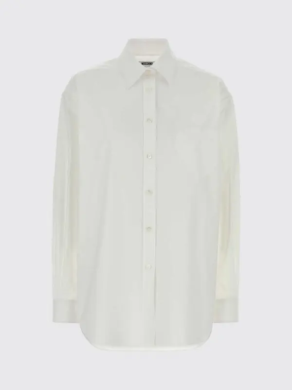 Moschino Classic Cotton Shirt With Heart Print