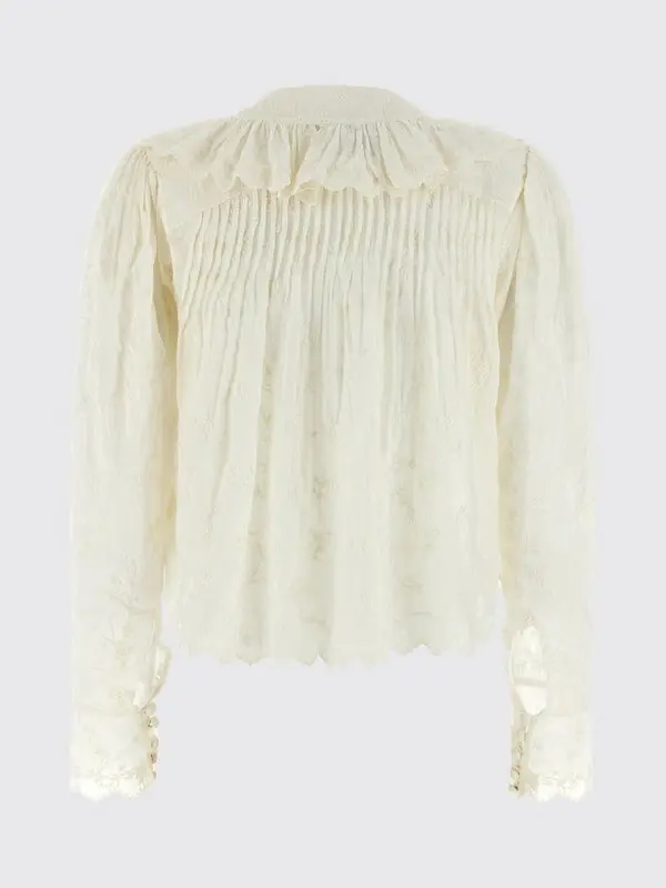Isabel Marant Étoile Cotton And Silk Embroidered Blouse