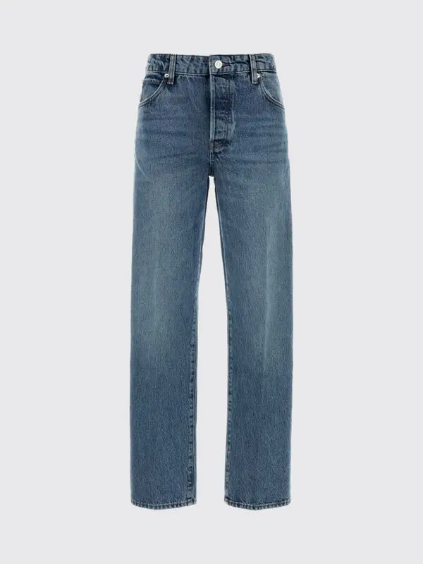 FRAME High Rise Straight Leg Jeans