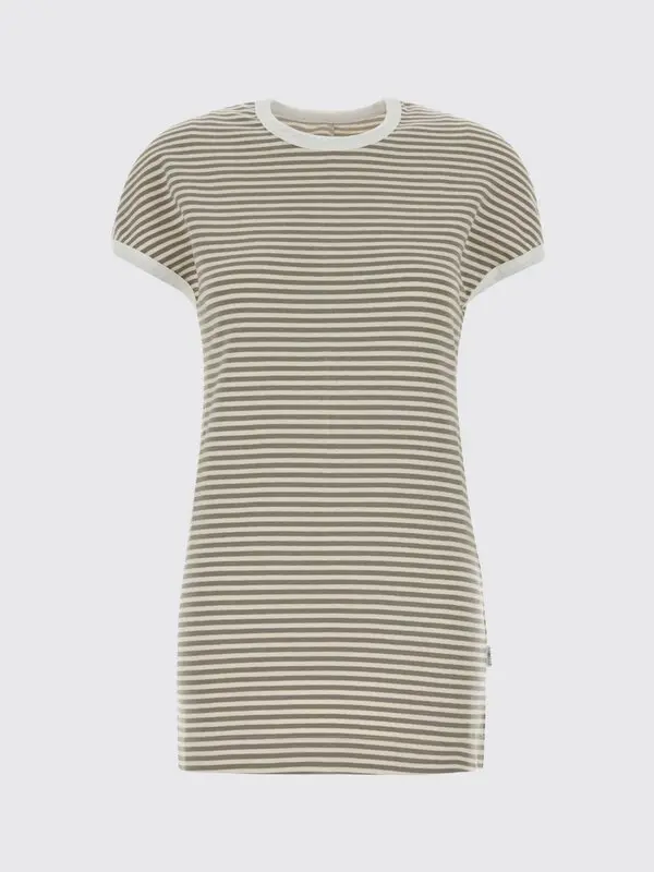 MAISON MARGIELA Striped Cotton Dress - Yellow