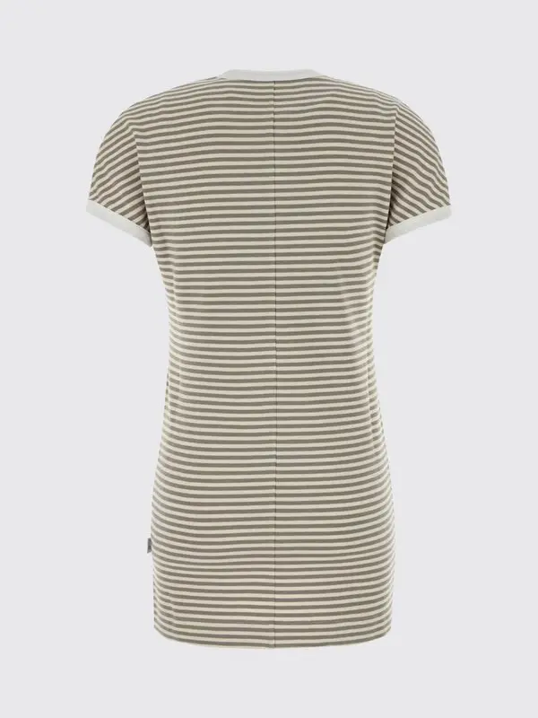 MAISON MARGIELA Striped Cotton Dress - Yellow
