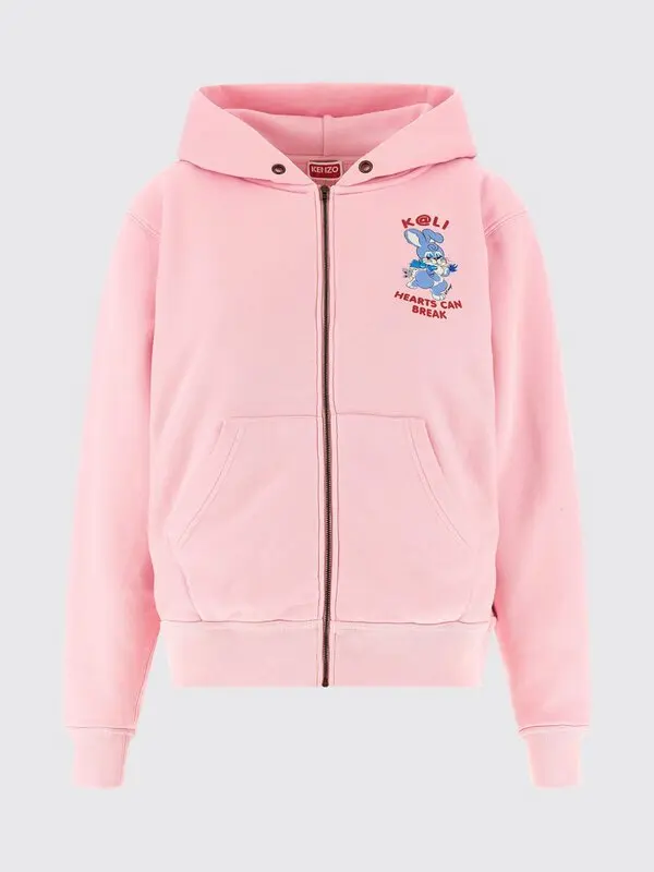 Kenzo Cotton Hoodie With Slogan