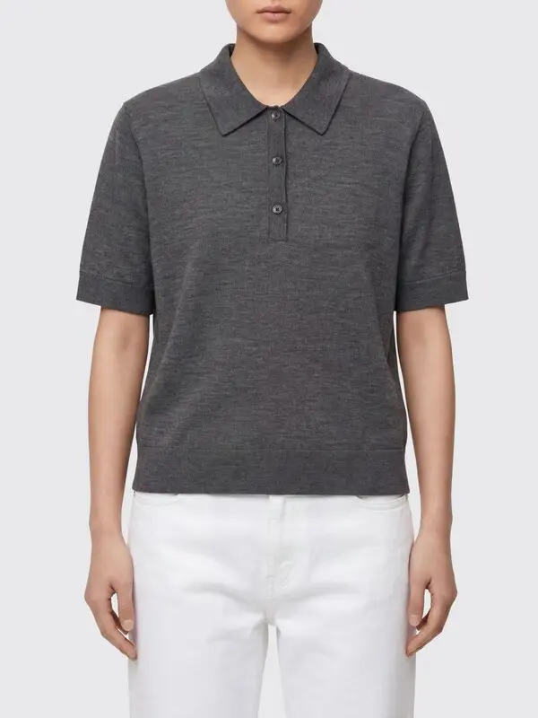 Loulou De Saison Polo Shirt - Charcoal