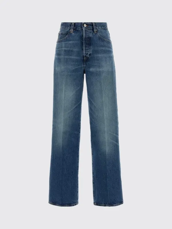 FRAME High Rise Wide Leg Jeans