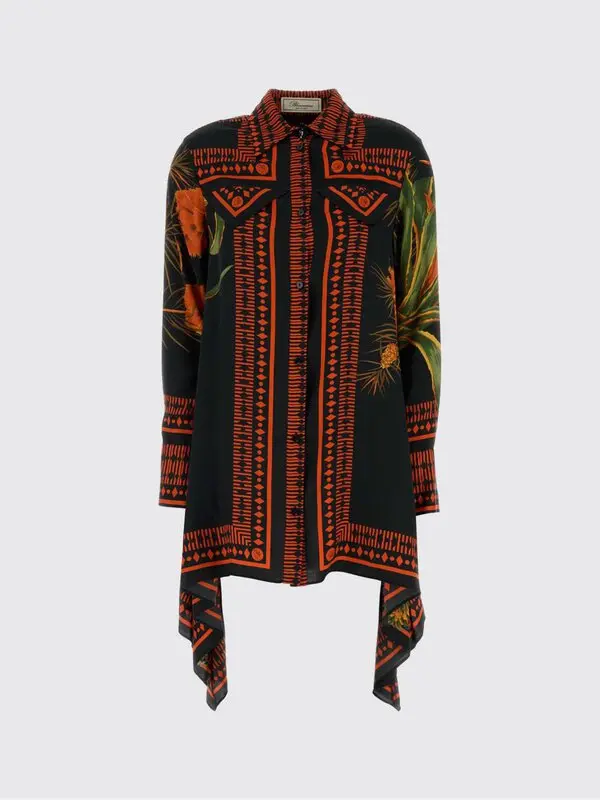 Blumarine Printed Shirt Dress