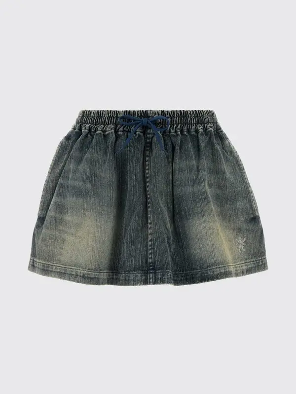 Balenciaga Distressed Denim Skirt