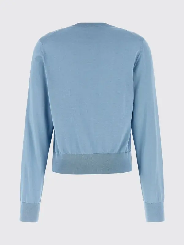 Dolce & Gabbana Silk Cardigan With Floral Embroidery - Blue