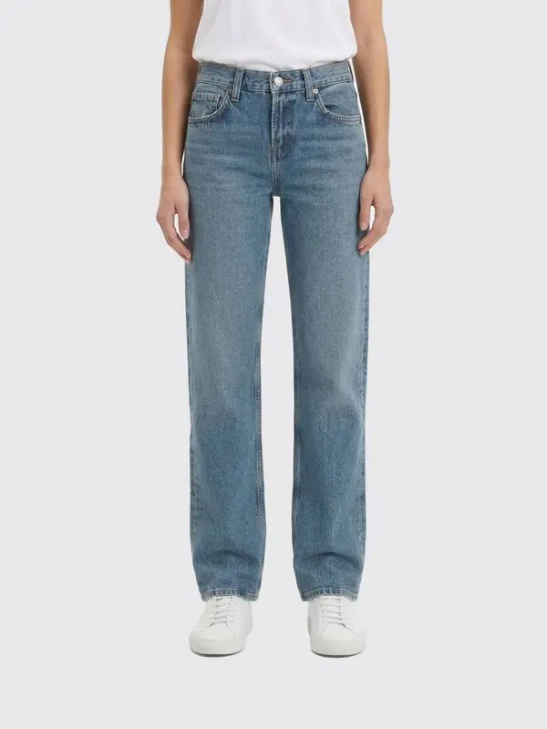 AGOLDE Recycled Cotton Denim Straight Jeans - Indigo
