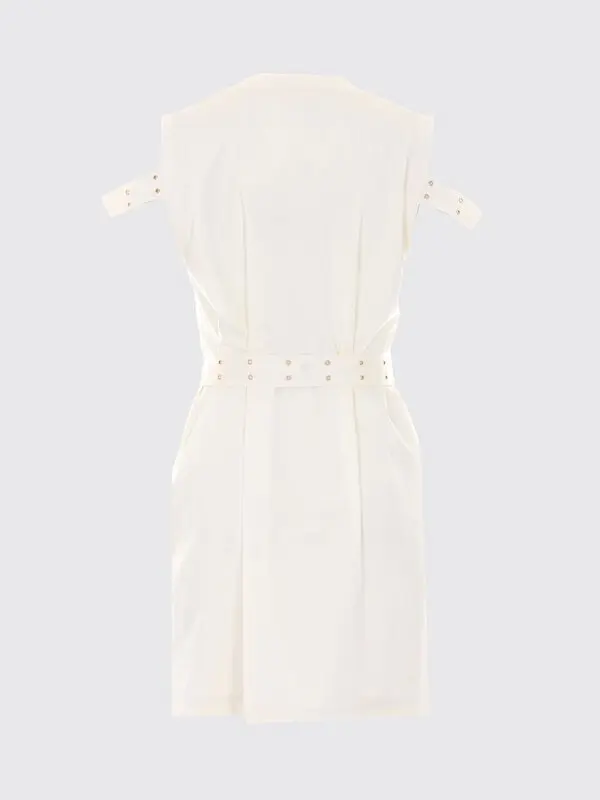 Liu Jo Dress With Eyelet Detail - White