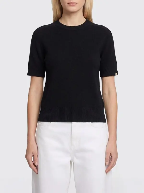 Extreme Cashmere Short Sleeve Sweater - Black
