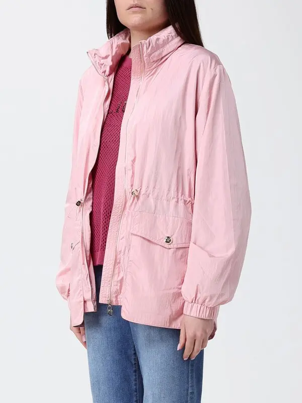 Liu Jo Zip-up Jacket With Drawstring Waist - Pink