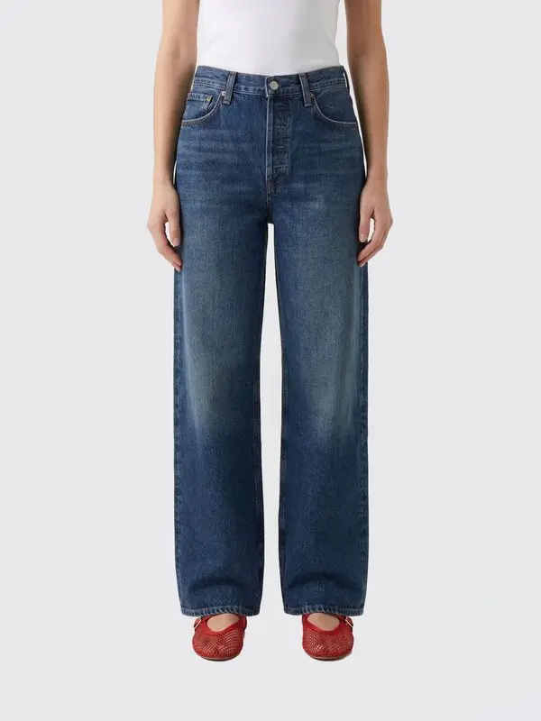 AGOLDE Riley Straight Leg Jeans - Indigo