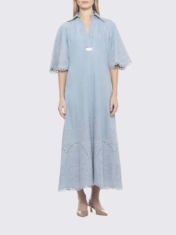 Zimmermann Embroidered Midi Dress
