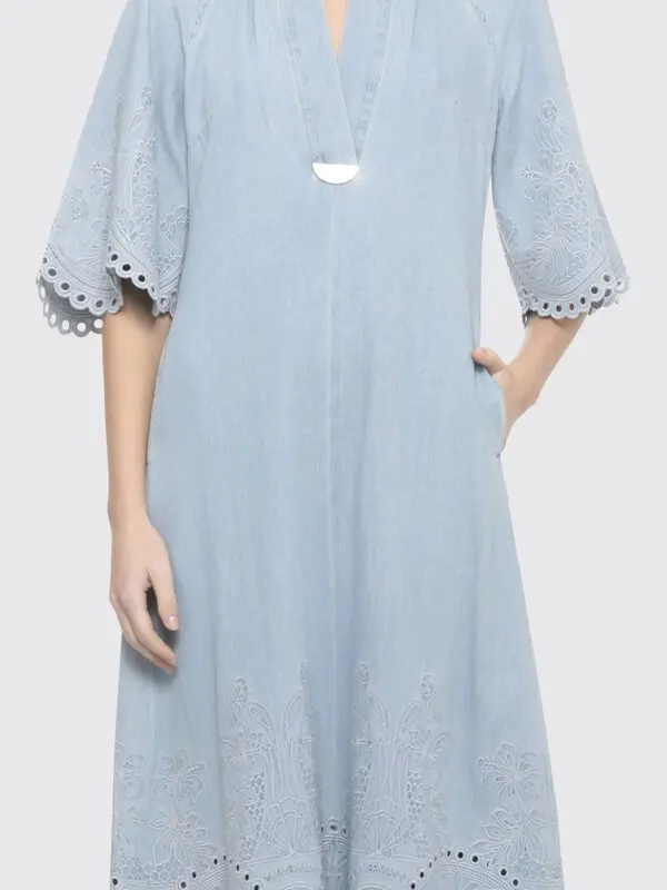 Zimmermann Embroidered Midi Dress