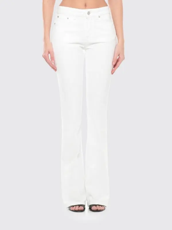 DONDUP Flared Stretch Denim Jeans - White