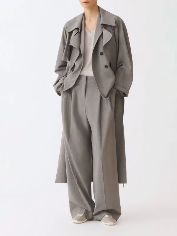 Fabiana Filippi Acetate And Silk Blend V-neck Top - Natural