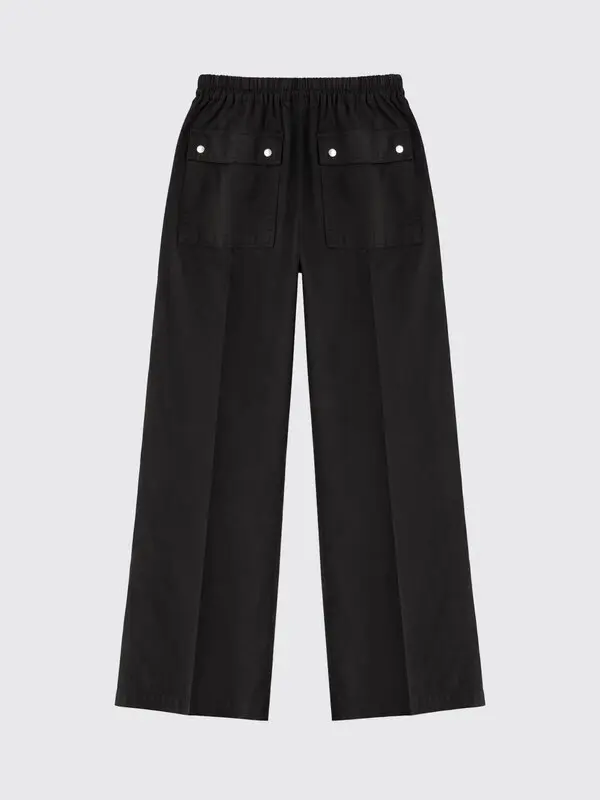 Rick Owens Cotton Geth Belas Trousers - Black