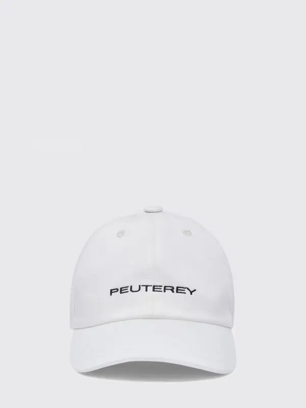 Peuterey Cotton Baseball Cap With Embroidered Logo - White
