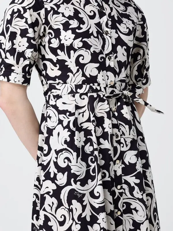 Liu Jo Printed Midi Dress - Blue
