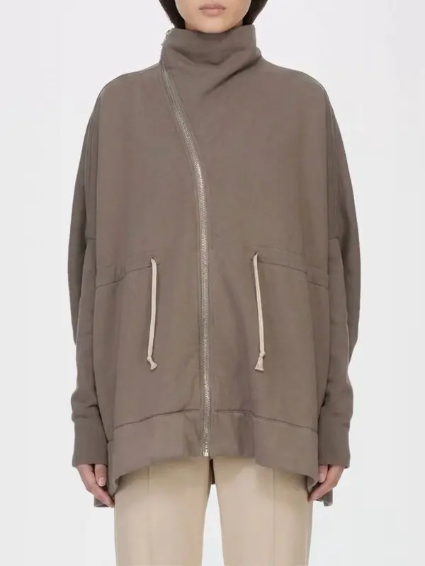 Rick Owens Cotton Sweatshirt - Beige