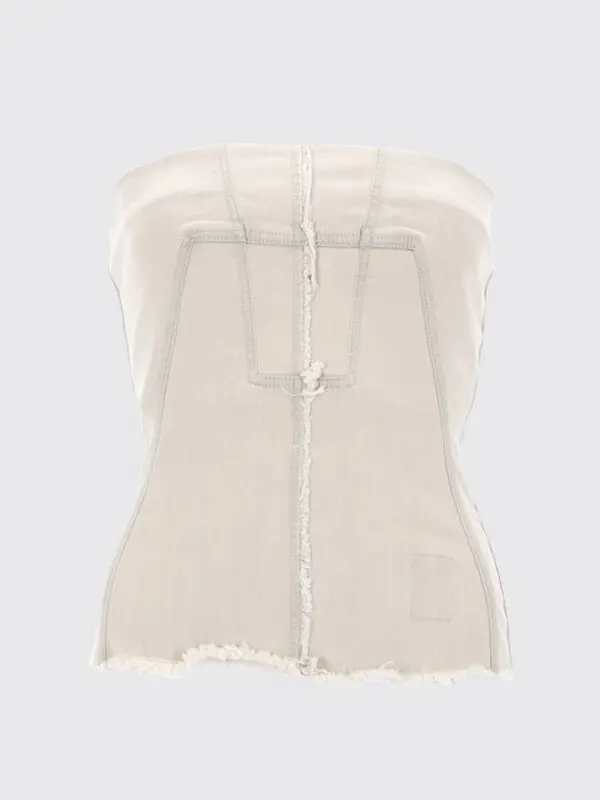 Rick Owens Draped Corset Top - Grey