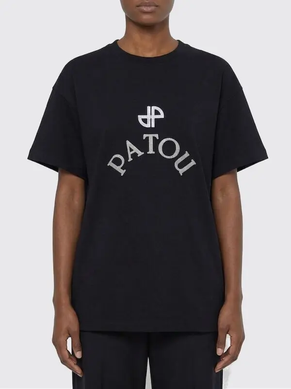 PATOU Cotton T-shirt With Logo Detail