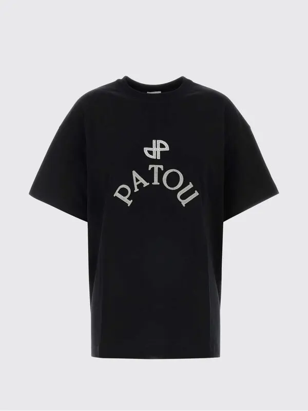 PATOU Cotton T-shirt With Logo Detail