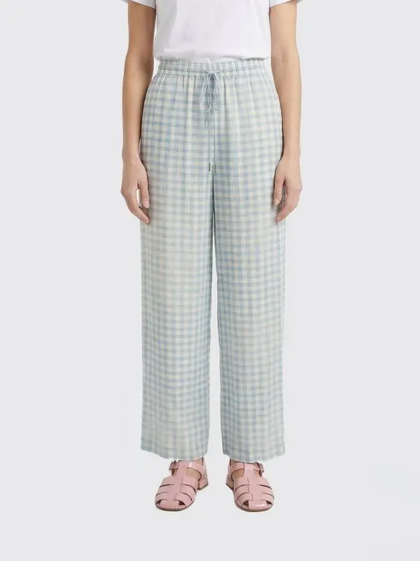 Ermanno Scervino Gingham Check Trousers - White