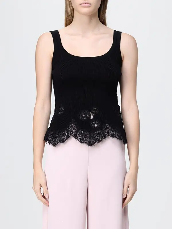 Ermanno Scervino Lace Trimmed Top