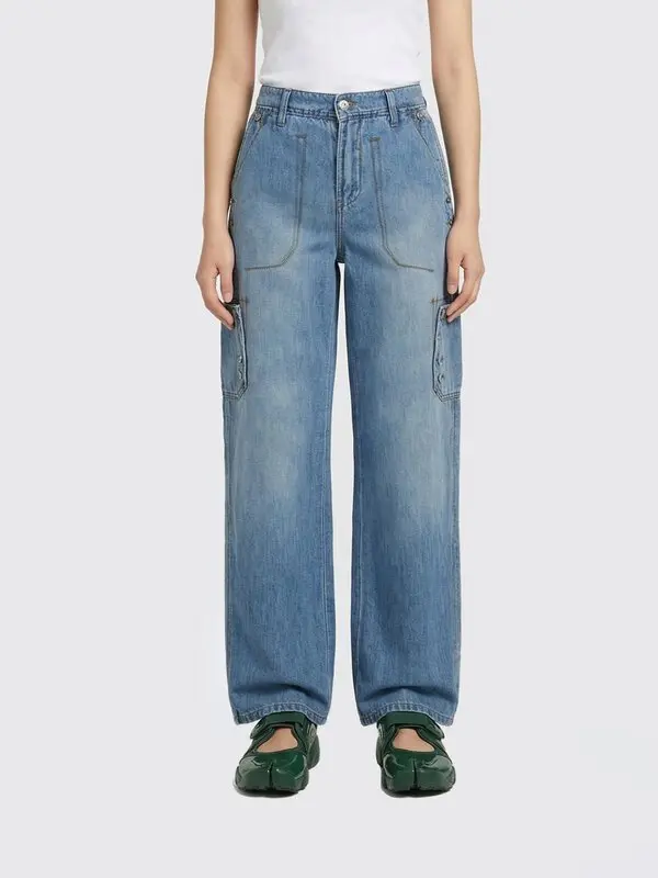 Ermanno Scervino Wide Leg Jeans - Denim