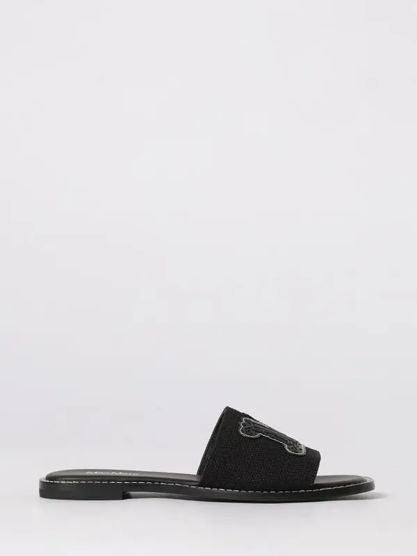 Max Mara Heeled Sandal - Black