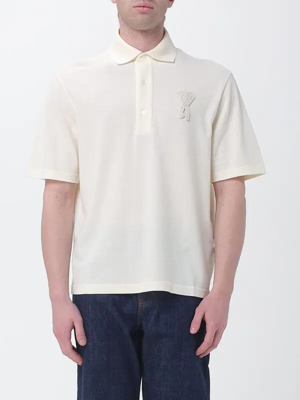 AMI Paris Polo Shirt - White