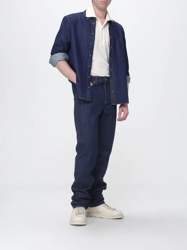 AMI Paris Polo Shirt - White