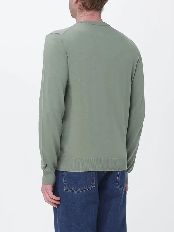 Woolrich Ribbed Crew Neck Pullover - Green