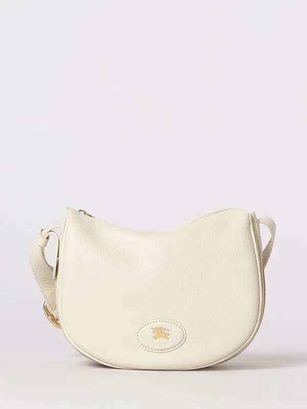 Burberry Tavistock Grained Leather Bag - White