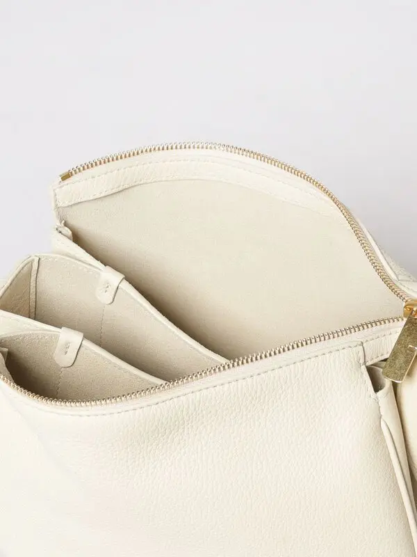 Burberry Tavistock Grained Leather Bag - White