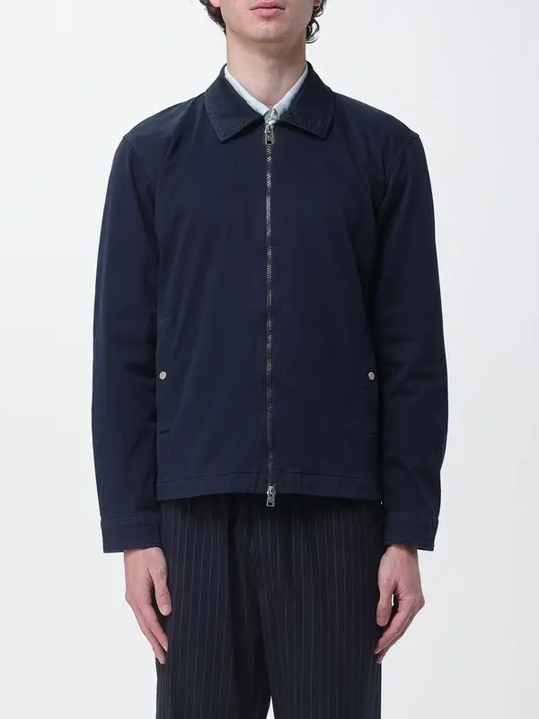 Woolrich Zip-up Collared Jacket - Blue