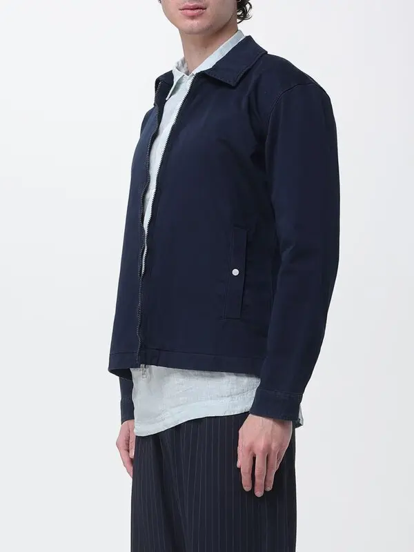 Woolrich Zip-up Collared Jacket - Blue