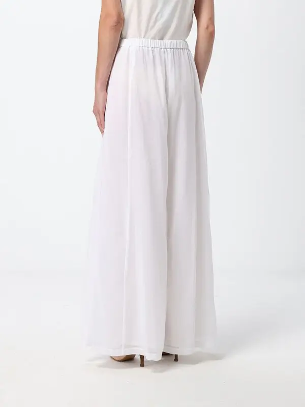 FORTE_FORTE Linen Wide-leg Trousers - White