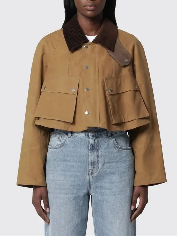 JW Anderson Cropped Utility Jacket - Biscuit