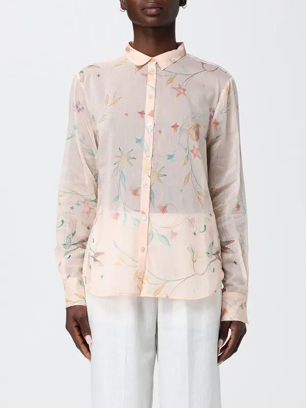 FORTE_FORTE Printed Silk Shirt - Pink