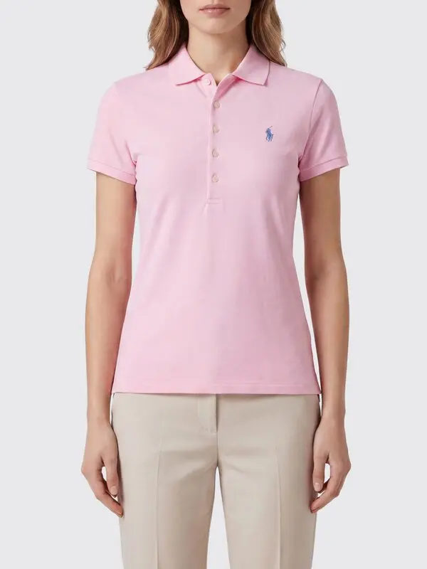 Polo Ralph Lauren Short Sleeve Polo Shirt - Pink